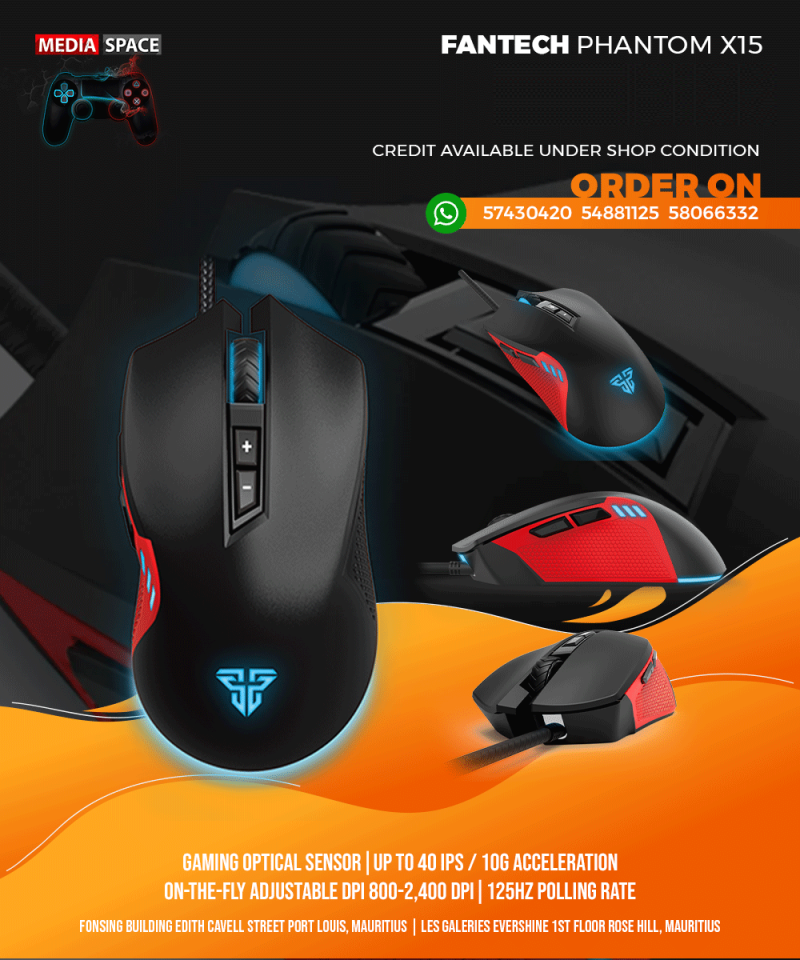 FANTECH PHANTOM X15 Gaming Mouse - MediaSpace