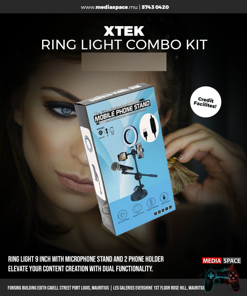 LED Ring Vlogging Video Light - MediaSpace