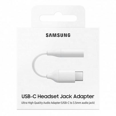 SAMSUNG USB-C to HEADSET jack adapter original - MediaSpace