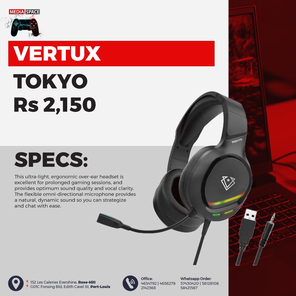 Vertux Tokyo Gaming headset - MediaSpace