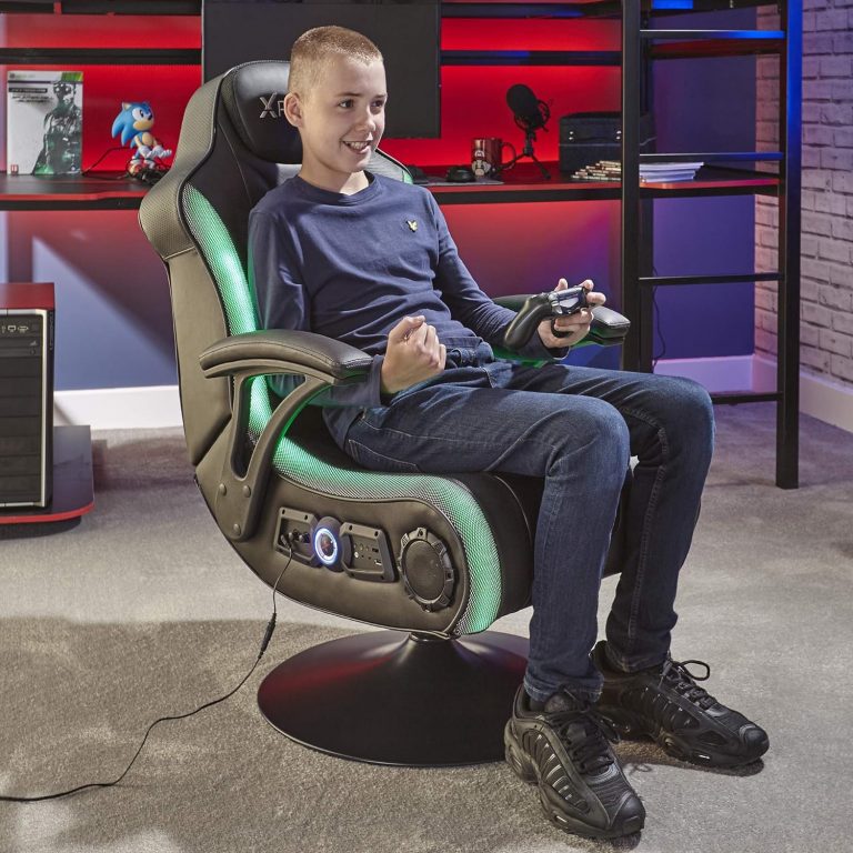 X-Rocker Monsoon RGB 4.1 Audio Gaming Chair with Neo Motion RGB LED ...