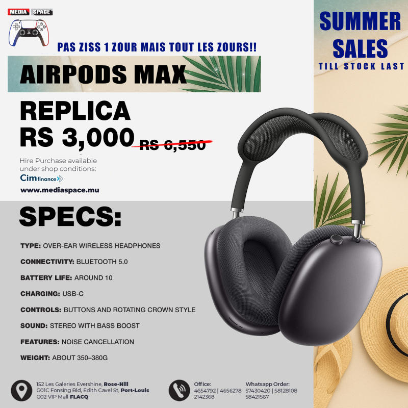 Headpods Replica Airpod MAX - MediaSpace