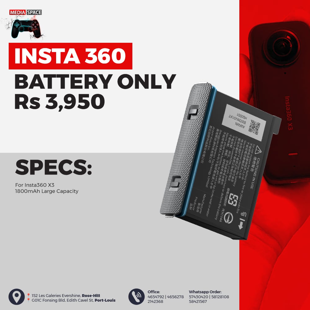 Insta360 X3 Battery - MediaSpace