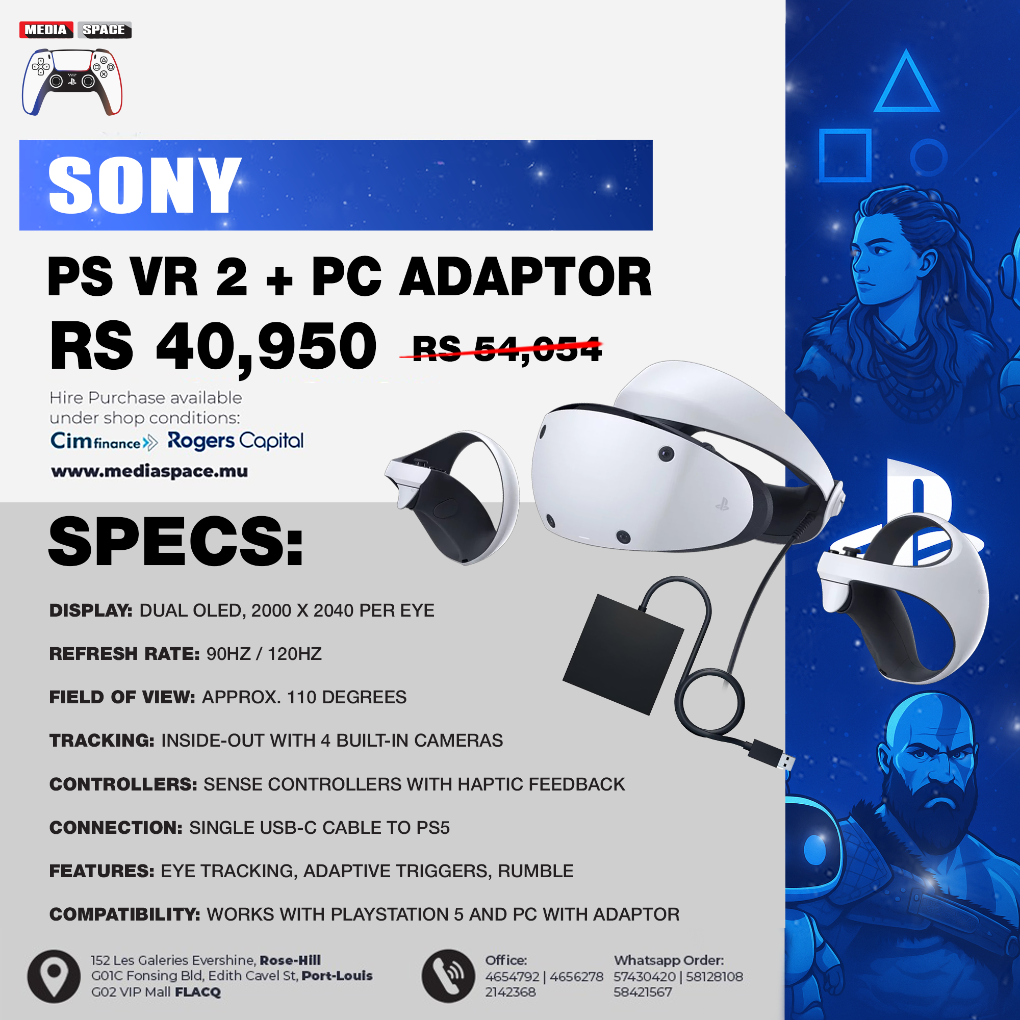 SONY PS VR 2 Adapter for PC - MediaSpace