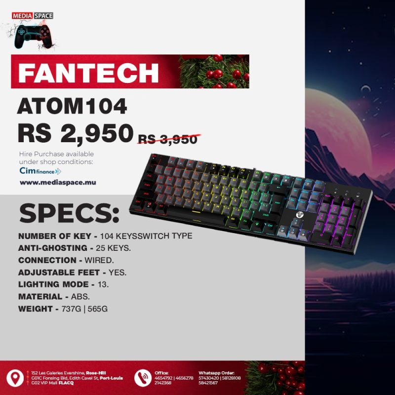 FANTECH ATOM 104 - MediaSpace