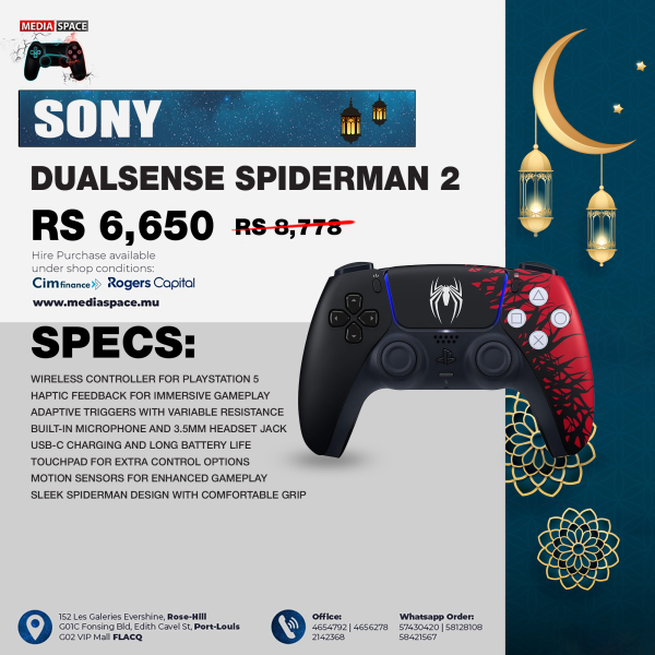 Sony DualSense Spiderman 2 (Limited Edition) - MediaSpace