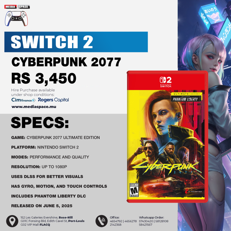 Cyberpunk Nintendo Switch 2 - MediaSpace