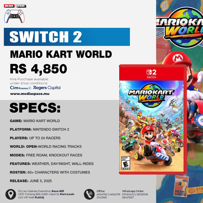 Mario Kart World nintendo switch 2 - MediaSpace