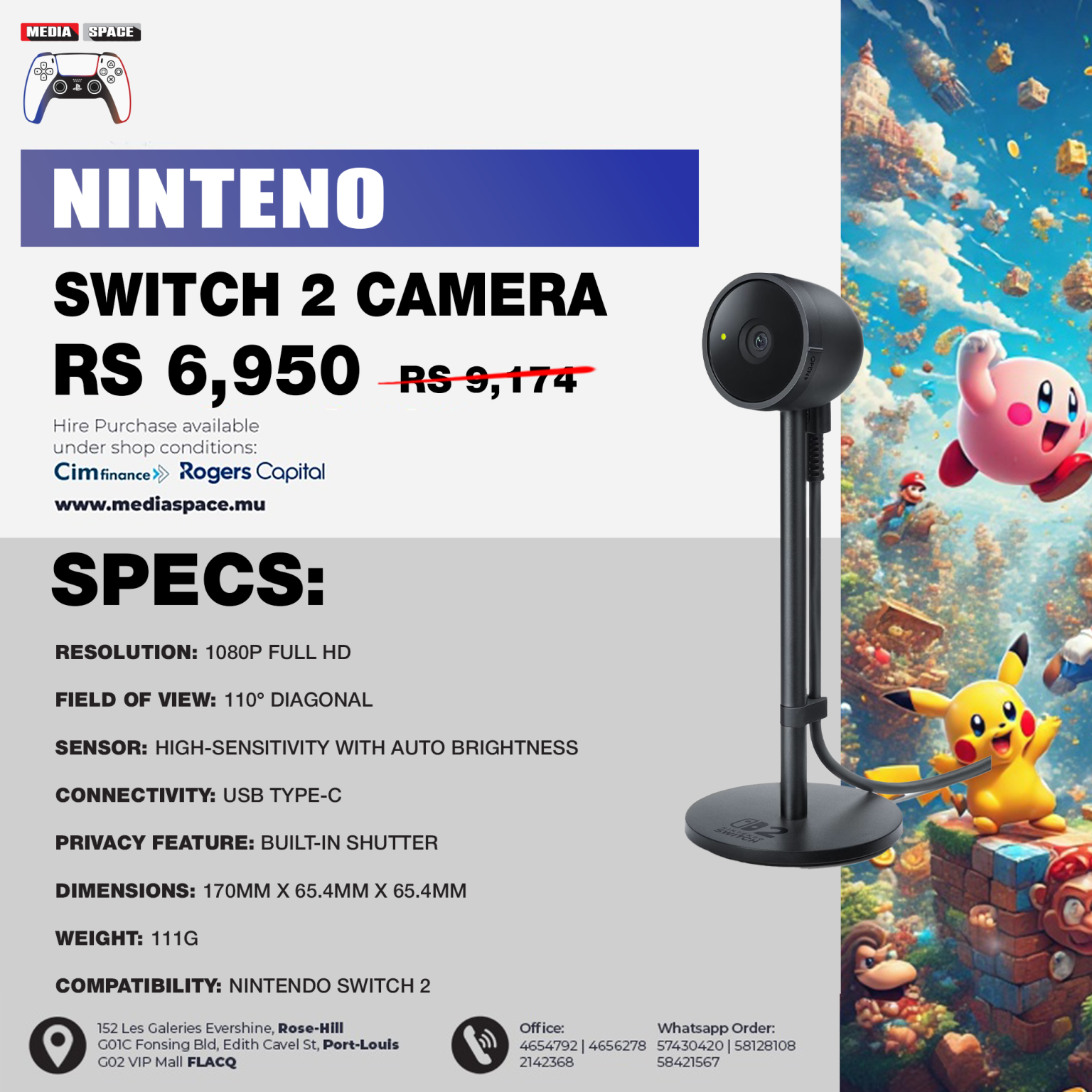 Nintendo Switch 2 Camera - MediaSpace
