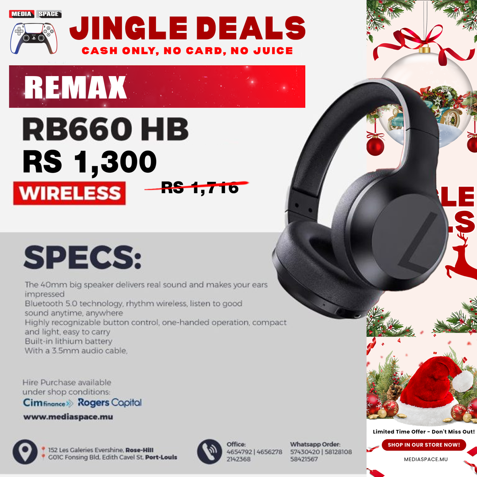 REMAX RB660HB Multi-Platform Headset - MediaSpace